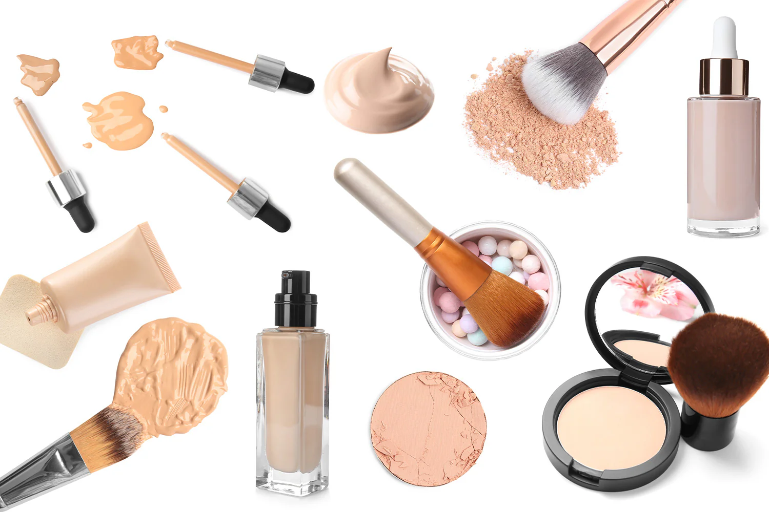 Types of Foundation Makeup: Liquid, Powder, BB Cream | SVY Cosmetics